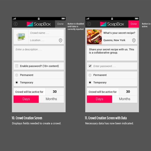 mobile app design required for group chatting app | App design contest
