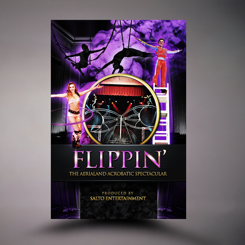 Create a Poster for an Acrobatic Stunt Show | Postcard, flyer or print ...