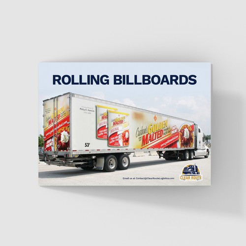 Designs | Rolling Billboard opportunity for businesses!! | Brochure contest