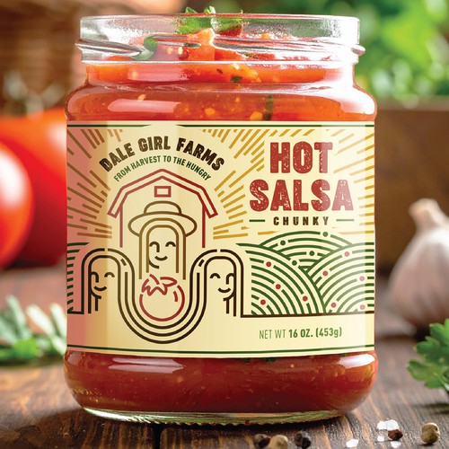 Designs | Farm to Table Salsa Label Design-Purpose Driven Brand ...