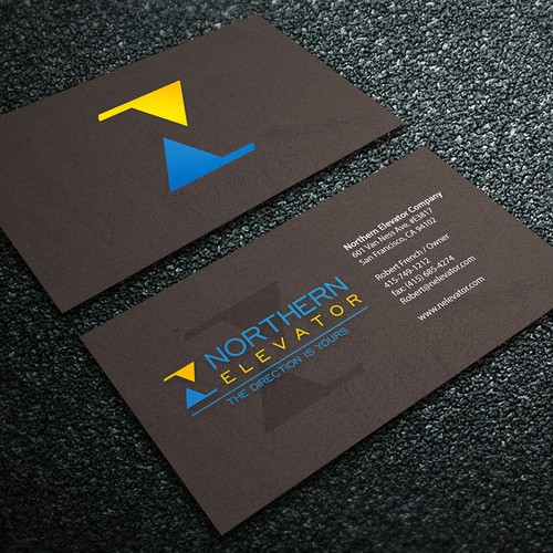 Northern Elevator Business Card Custom Design | Business card contest