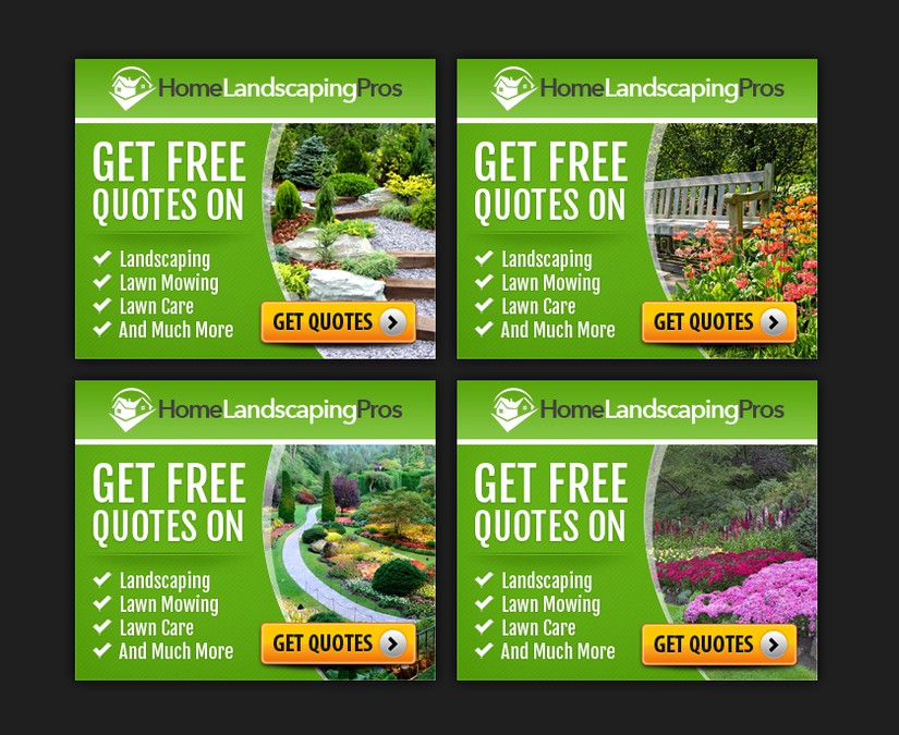 Fun and Exciting Landscaping Banner Ad | Banner ad contest