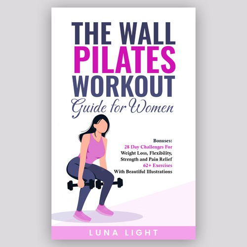 Designs | Book Cover Design For Pilates Workbook (For Women 30+) | Book ...