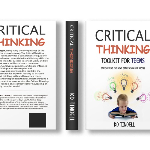 Designs | Critical Thinking Skills for Teens | Book cover contest
