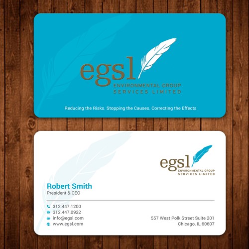Designs | Environmental Firm Looking for High Impact Business Card ...