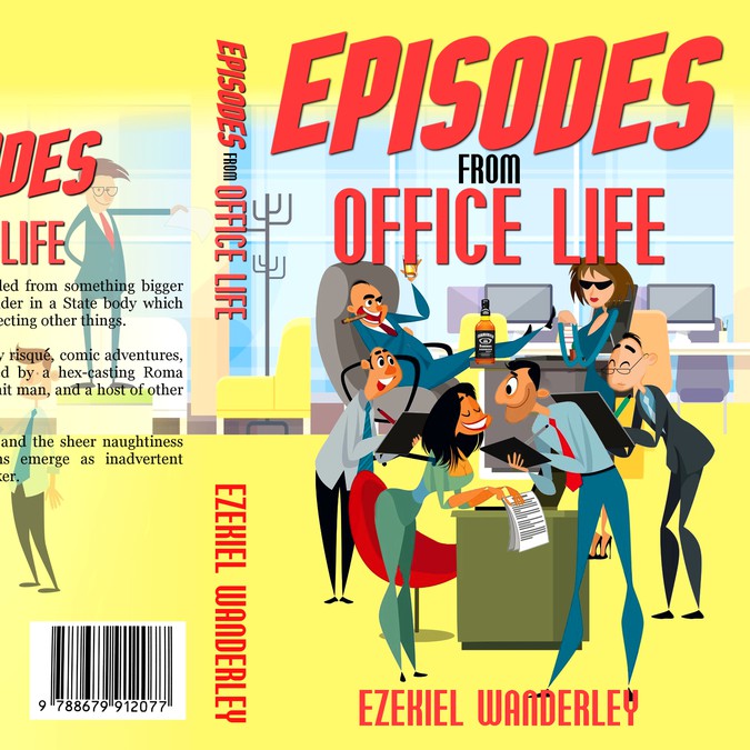 Cover required for a zany, farcical, risqué, office-set, humourous ...