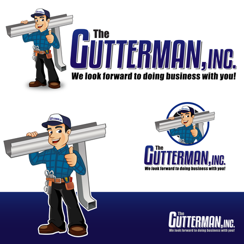 The Gutterman needs a new look! | Logo & brand identity pack contest