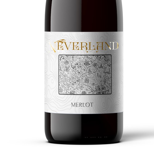 Designs | Neverland wine label | Product label contest