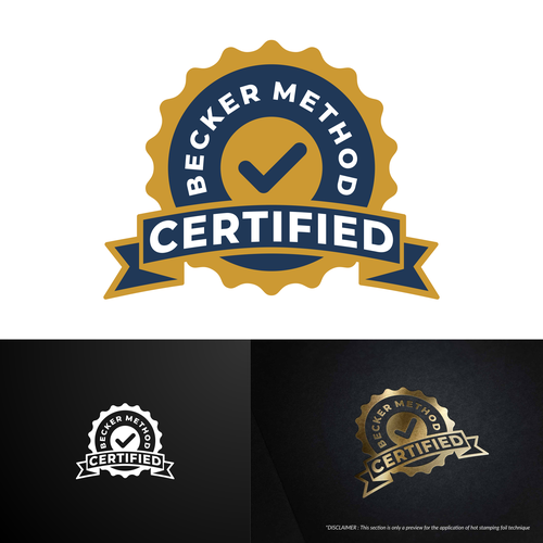 Designs | Joshua Becker Certification Logo | Logo & brand guide contest