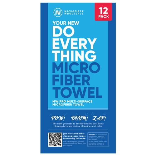 Designs | Design our product label for our amazing microfiber towels ...