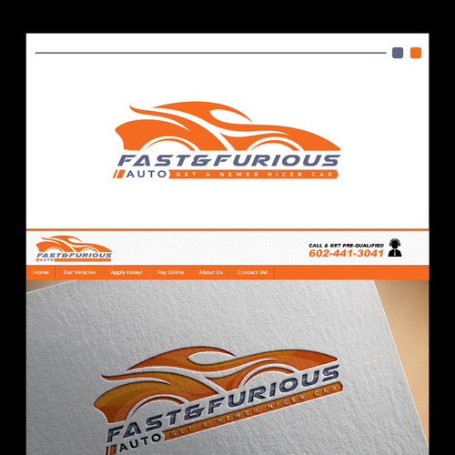 Fast & Furious Auto Sales Logo Design | Logo design contest