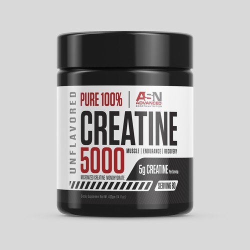 Create a unique label for our Creatine Powder Supplement | Product ...