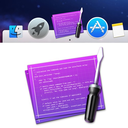 Mac OS X App Icon for Software Development Tool | Icon or button contest
