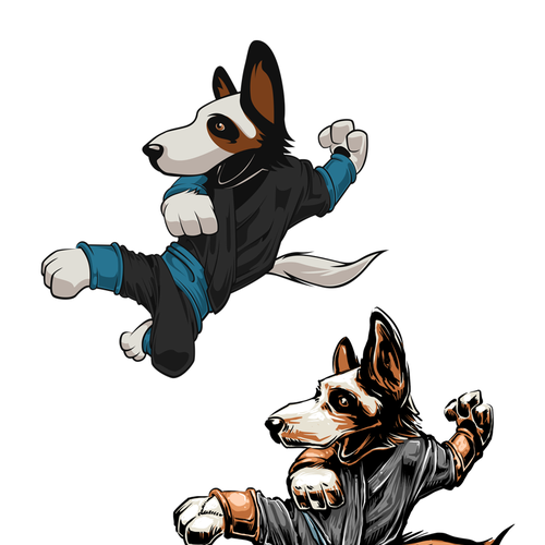 Ninja corgi anime/manga mascot with a cause, fighting the good fight ...
