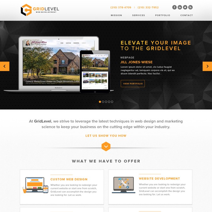 Website for Web Design/Marketing Company | Web page design contest