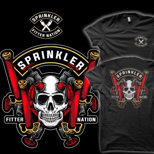 Design A Sprinkler Fitter Logo For Sprinkler Fitter Nation | T-shirt ...
