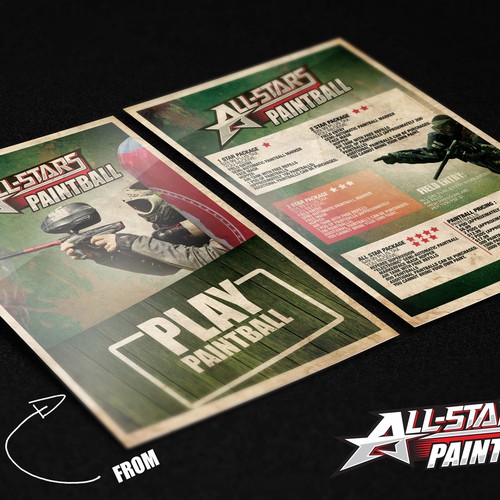 Digital Flyer for paintball field | Postcard, flyer or print contest