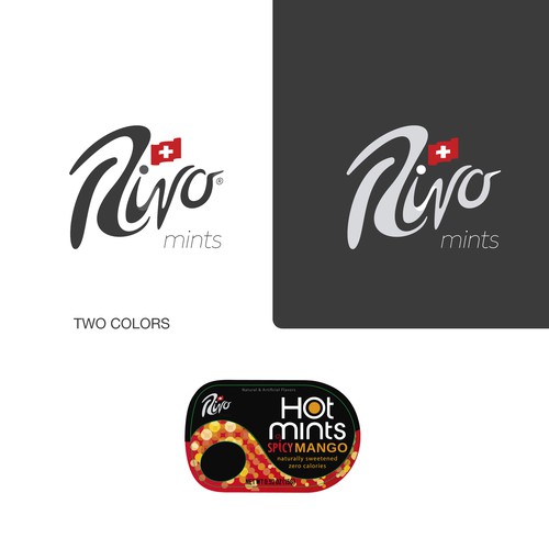 NEW REFRESHING LOGODESIGN for RIVO MINTS (rivomints.com) | Logo design ...