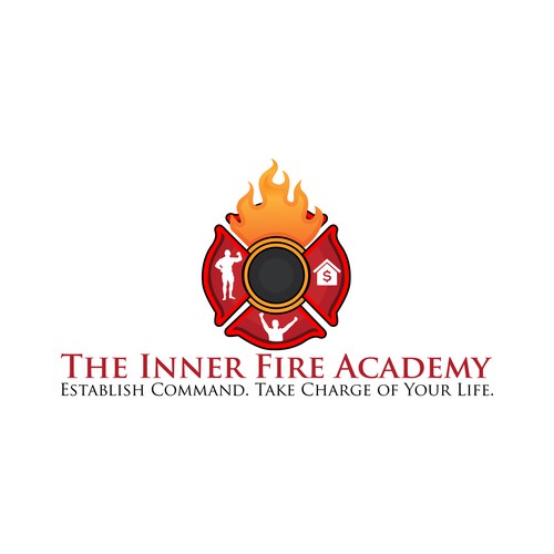 Design a powerful, eye-catching logo for a firefighter that inspires ...