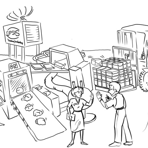 Hand drawn, 'Flip Chart' Style Sketches for Management Consultancy ...