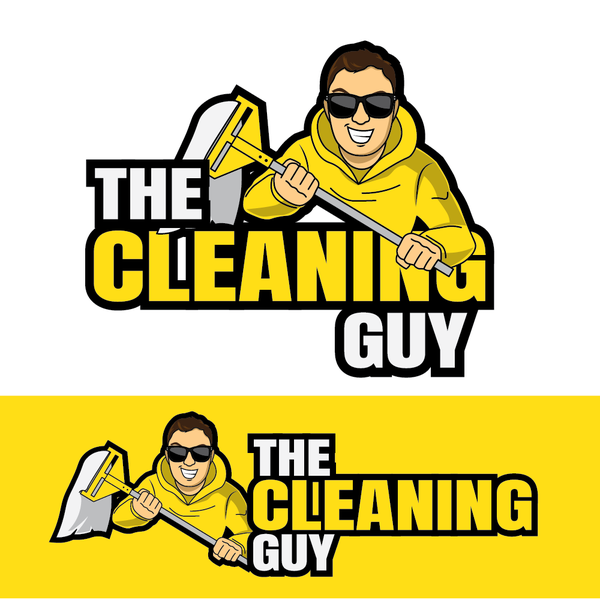 Cleaning Man Logo