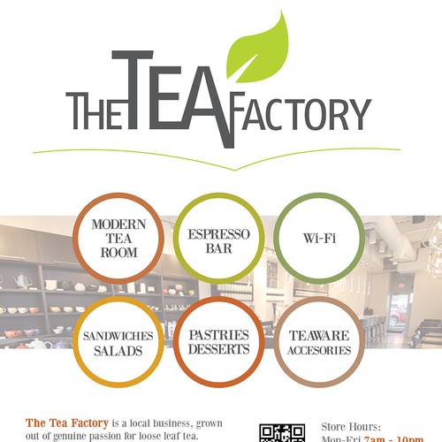 Design Store Front Poster for Tea Shop. | Signage contest