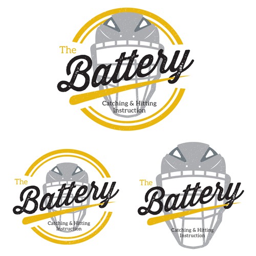 The Battery - Logo for Baseball Hitting & Catching Instruction | Logo ...