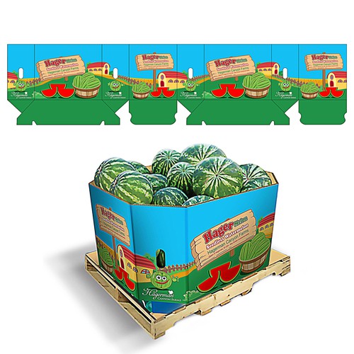 Design standout local watermelon bin for Hagerman Canyon Farms ...