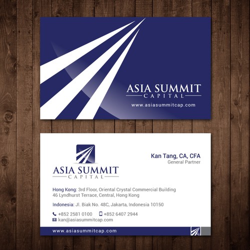 Asia Summit Capital | Business card contest