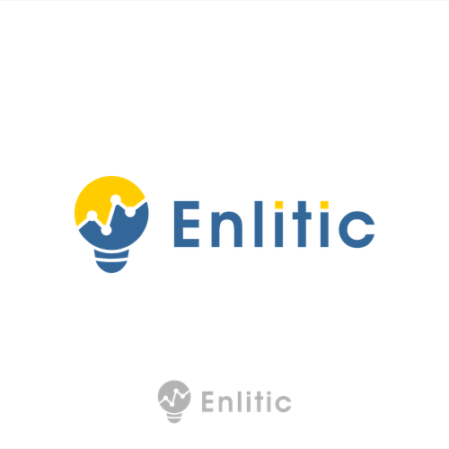 Logo for Enlitic.com: Enlighted + analytics | Logo & business card contest