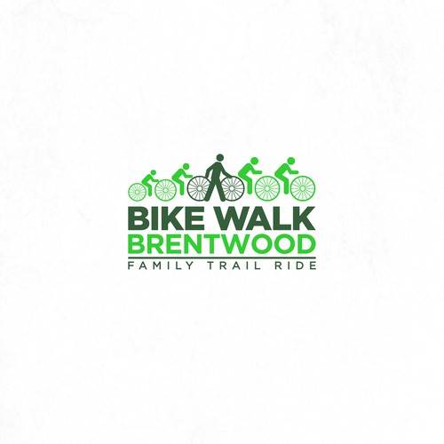 Bike Walk Brentwood family bike ride | Logo design contest