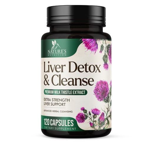 Designs | Natural Liver Detox & Cleanse Design Needed for Nature's ...