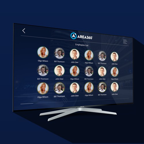 Engaging Employee Tracking Interface | Web page design contest