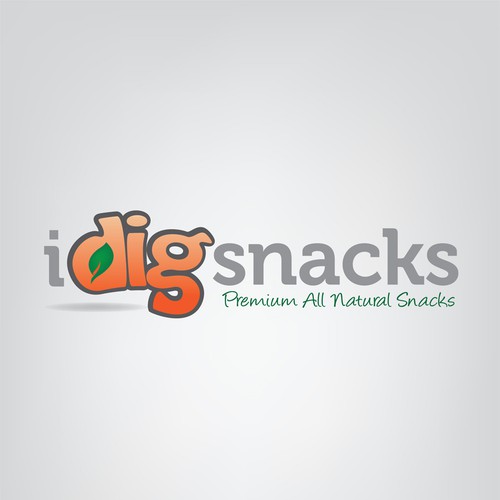 logo for I DIG SNACKS | Logo design contest