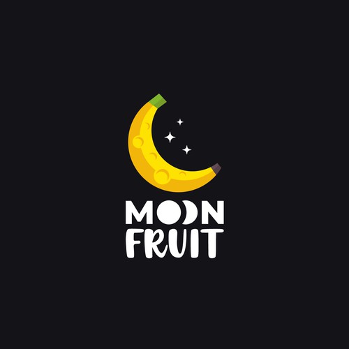 Designs | Need a fun logo for a brand called "MoonFruit" | Logo design ...