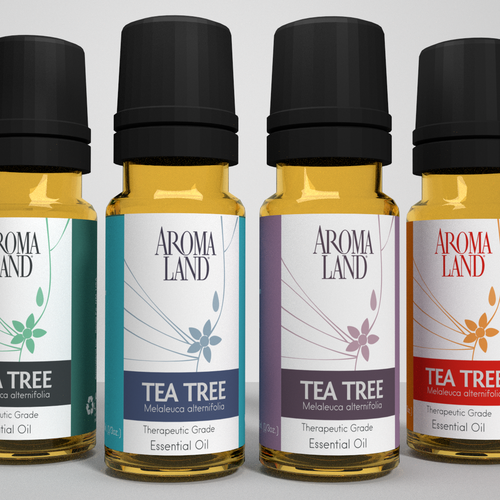 Fresh New Design for Essential Oils | Product label contest