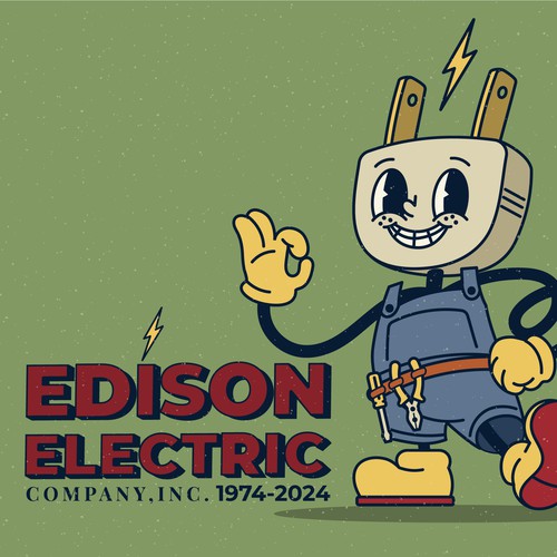 Designs | Create a vintage mascot for an electrical company!!! | Logo ...