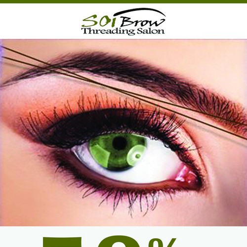 Create an ad for SOI Brow Threading Salon | Postcard, flyer or print ...