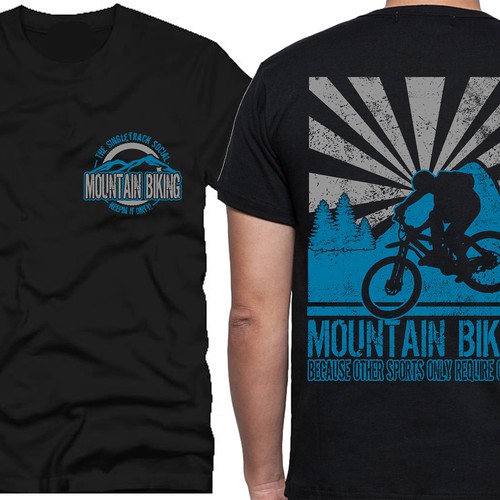 Mountain Biking T-Shirt Design | T-shirt contest