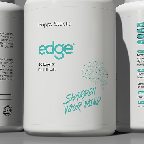 Modern, elegant, minimalistic, monochromatic packaging design for Edge ...