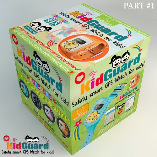 Creativity needed here. packaging for GPS watch for Kids | Product ...