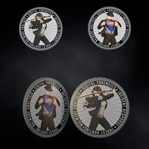 Cyber Forensics - Challenge Coin Design | Illustration or graphics contest
