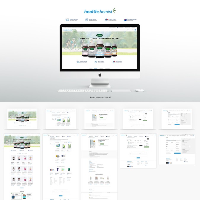 E-Commerce store redesign | Web page design contest