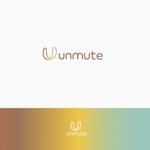Designs | Unmute -- logo and branding guide for a mental health ...