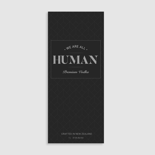 Designs | HUMAN Vodka - we are all HUMAN | Product label contest
