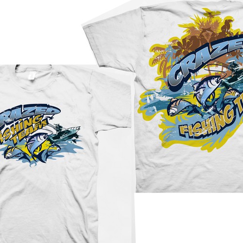 CRAZED LOGO FOR FISHING TEAM | T-shirt contest