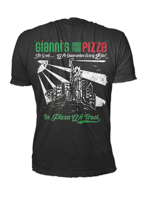 Shirt for Pizzeria Restaurant | T-shirt contest