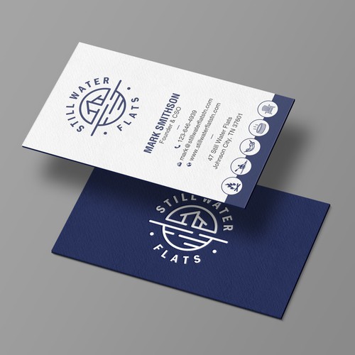 Design a fun modern luxury resort style concept business card so people ...