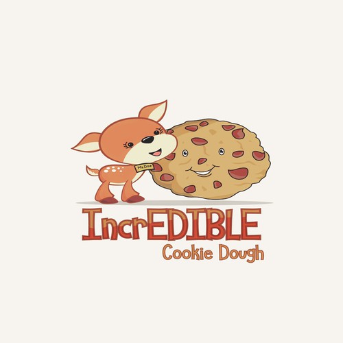 Design a cute and catchy logo for Incredible Cookie Dough | Logo ...