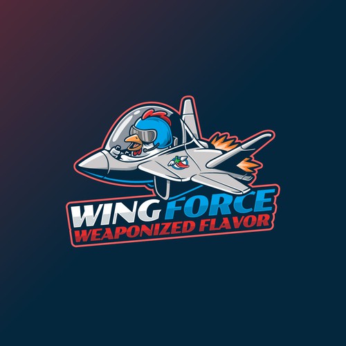 Designs | Create a fun logo for a chicken wing concept! Wing Force ...
